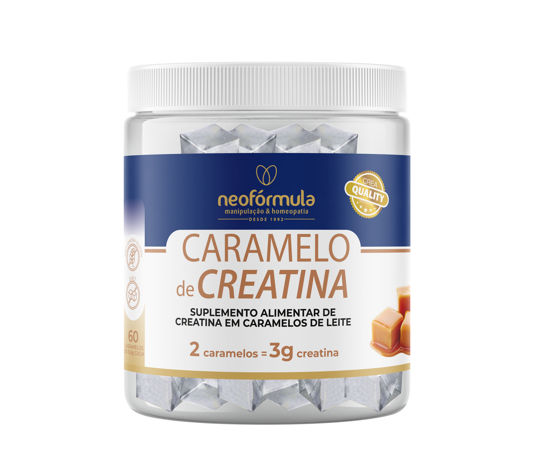 Caramelos de Creatina 3g (por dose) - 60 UNI – Neofórmula